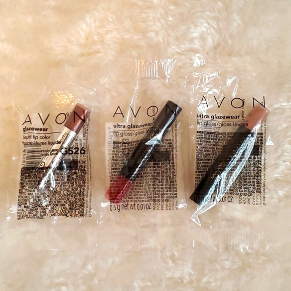 Avon | Makeup | Avon Ultra Glazewear Lip Samples 3 New | Poshmark